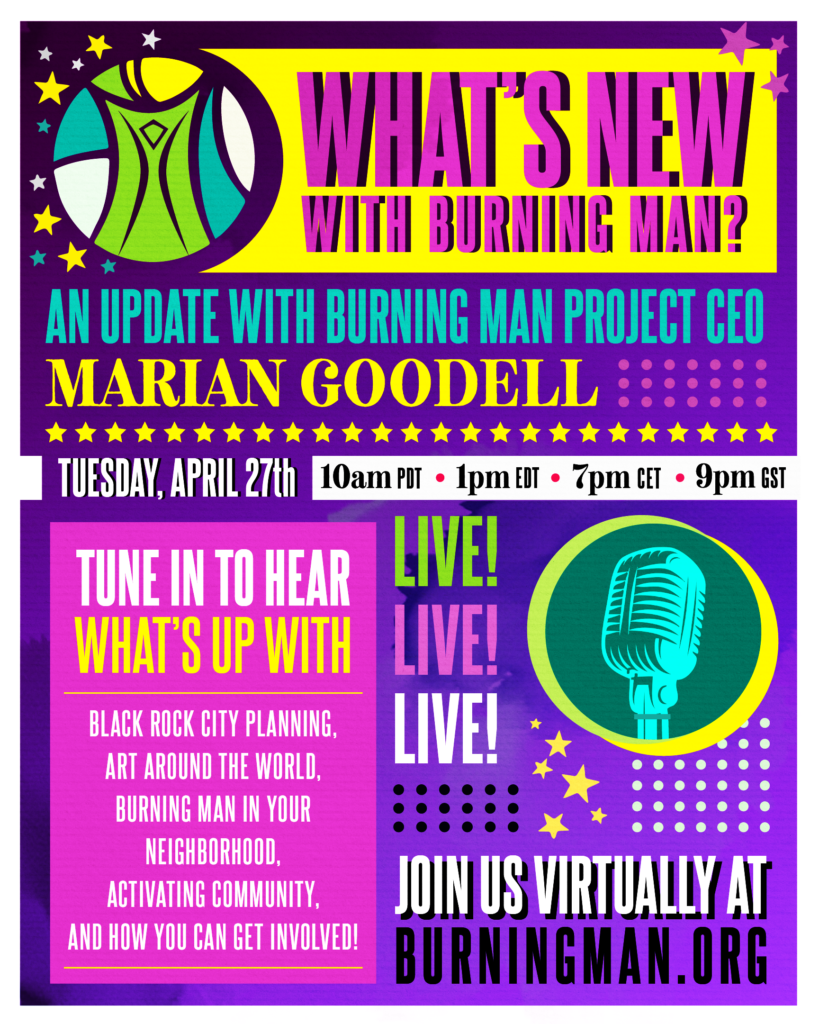 3. Live Stream „What’s new with Burning Man?“ – German Burners